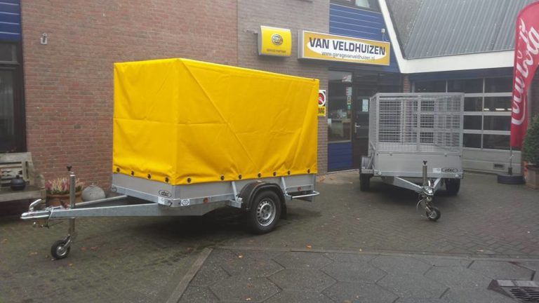 Aanhangwagen verhuur - Garage van Veldhuizen